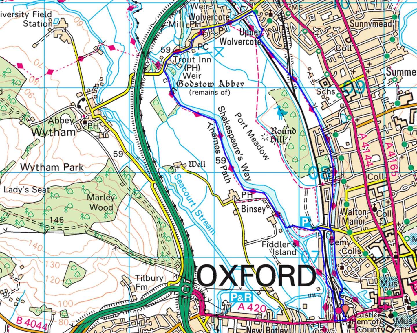 Bainton Bikes - River Thames and Oxford Canal - City Sightseeing Oxford